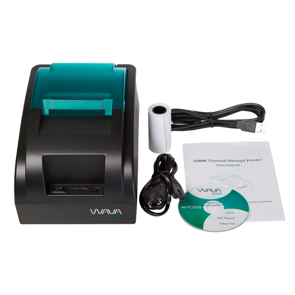 Wava W-POS58 58MM USB Thermal Receipt Printer – WavaPos